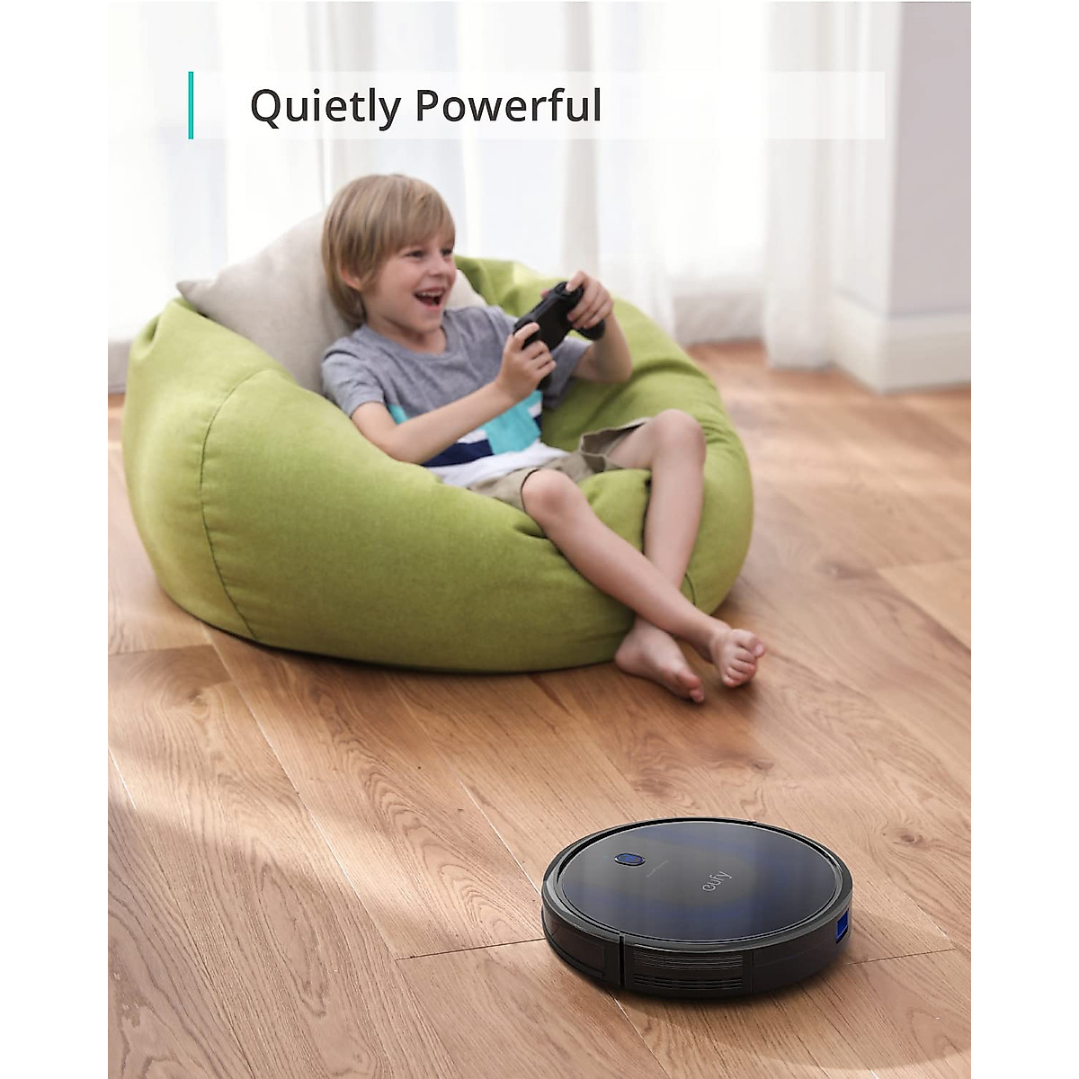 eufy by Anker, BoostIQ RoboVac 15C MAX, Wi-Fi Connected Robot Vacuum Cleaner, Super-Thin, 2000Pa Suction, Quiet, Self-Charging Robotic Vacuum Cleaner, Cleans Hard Floors to Medium-Pile Carpets