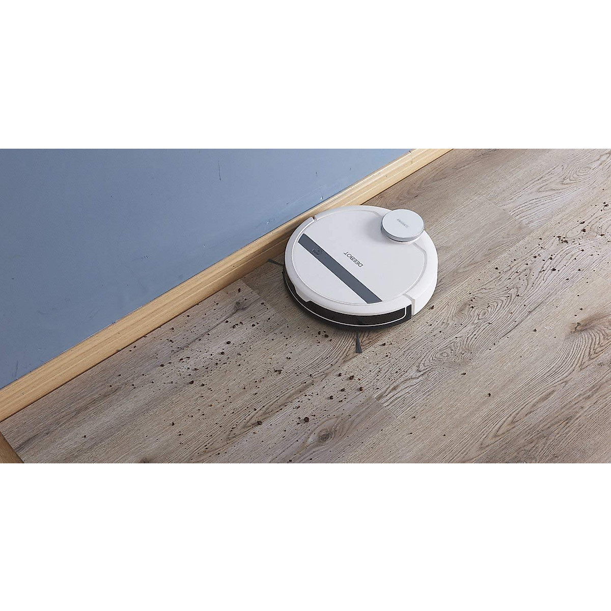 Ecovacs Deebot 907 Smart Robotic Vacuum, Carpet, Bare Floors, Pet Hair + Mapping Technology, High Suction Power, WiFi, Compatible with Alexa and Google Assistant (Renewed)