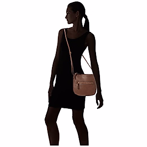 Bueno of California Elephant Grain Crossbody, Brown