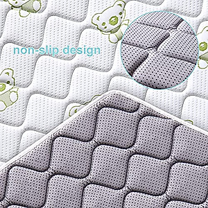 Hexagon Playpen Mat, Premium Foam Baby Playmat Fits Regalo Portable Play Yard 48 Inch and hiccapop 53" PlayPod Playpen, 6 Panel Playpen Mattress Non Slip Kids Tent Mat Hexagon Pad Mat