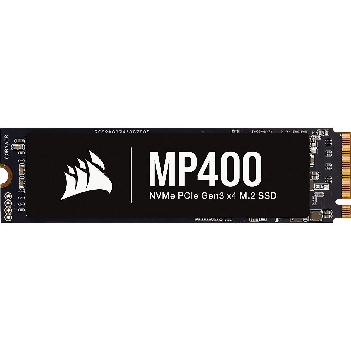 Corsair MP400 4TB M.2 NVMe PCIe x4 Gen3 SSD (Sequential Read Speeds of up to 3,480 MB/s, Write Speeds of up to 3,000 MB/s, High-Density 3D QLC NAND) Black
