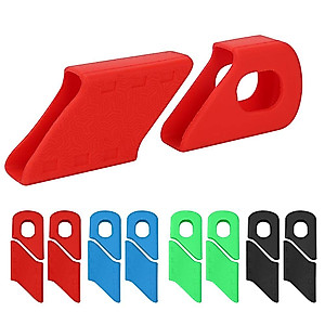 VGEBY1 4PCS Bike Crank Protection Bicycle Sleeve Arm Boots Protector Dust Proof Cover for Mountain Bike(Black)