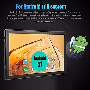 10 Inch Tablet, for 11 Tablet 10 Inch Phone Tablet, Dual Card Slot 256G 128G TF Card Expandable Storage MT6750 8 Core, WiFi Tablet Camera 1600W 3200W, Dual Speaker (US Plug)