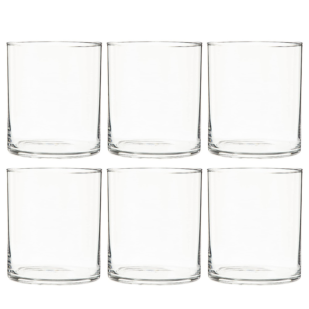 東洋佐々木ガラス Toyo Sasaki Glass P-33103HS-JAN Whiskey Glass, Rock Glass, Silk Line, 10.1 fl oz (310 ml), Set of 6, On the Rock, Shatter-Resistant, Cup, Made in Japan, Dishwasher Safe