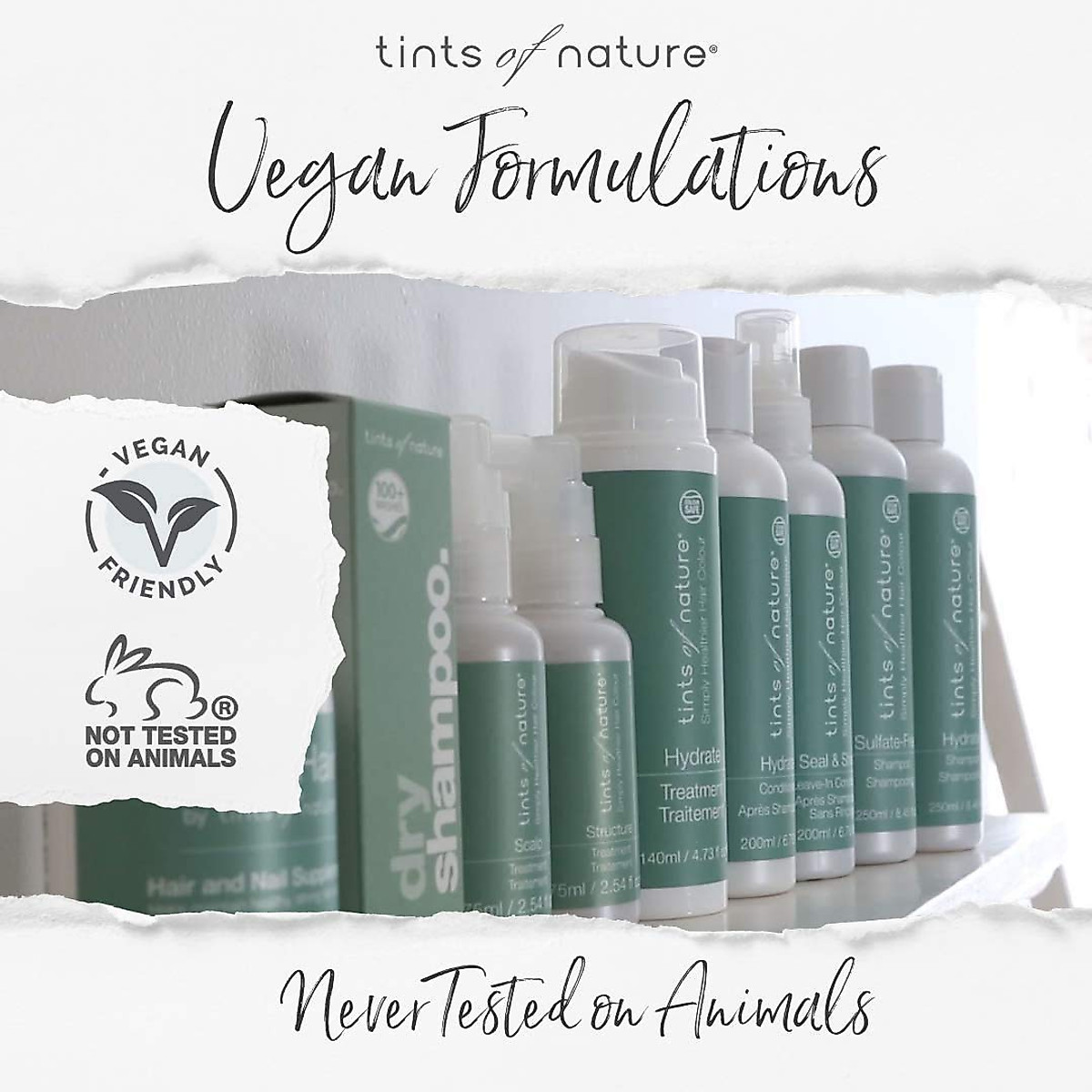 Tints of Nature Natural and Organic Hydrate Shampoo, Intensely Hydrating, Vegan, 1 x 250ml
