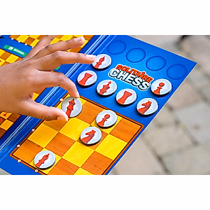 ThinkFun Solitaire Chess Magnetic Travel Puzzle - Engaging Logic Game & STEM Toy for Kids & Adults | Enhances Problem-Solving & Strategic Thinking | Ideal for Age 8 and Up | Travel-Friendly Design