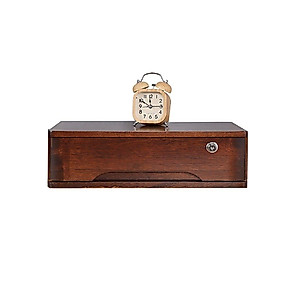 LEYT Desktop File Cabinet, Wood Desktop Organizer Storage Box with Drawers, for Desks, Dressers, Home Or Office Desktop (Color : B1)