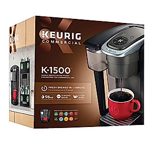 Keurig K1500 Coffee Maker, 12.4"x10.3"x12.1",2839.06 ml, Black,