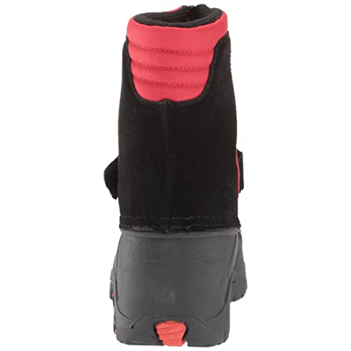 totes Boy's Unisex Kids Bradley Snow Winter Boots, Black/Red, 11 Little