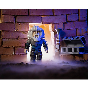 Roblox Action Collection - Bootleg Buccaneers: Mining Man + Quest Minion Two Figure Bundle [Includes 2 Exclusive Virtual Items]