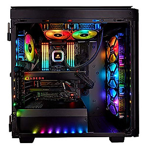 Corsair H100i RGB PLATINUM AIO Liquid CPU Cooler,240mm,Dual ML120 PRO RGB PWM Fans,Intel 115x/2066,AMD AM4/TR4