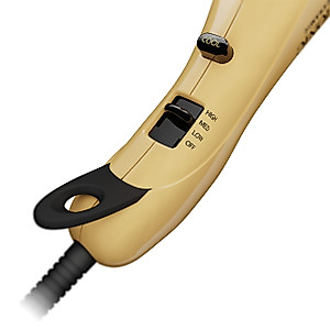 Andis 82125 1875-Watt Tourmaline Ceramic Ionic Styling Hair Dryer, Styling Hair Dryer with Ionic Frizz-Free Technology, No Heat Damage, Lightweight Hairdryer for Normal & Curly Hair - Gold