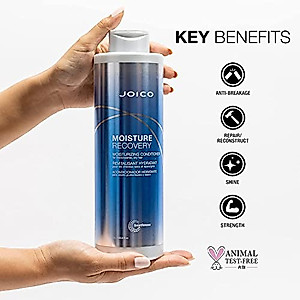 Joico Moisture Recovery Shampoo and Conditioner, 33.8 Fl Oz(Pack of 2)