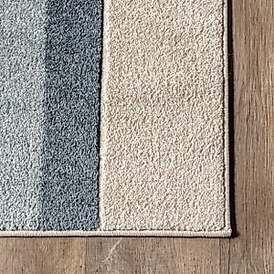 nuLOOM Jerri Double Half Rainbow Kids Area Rug, 8x10, Beige