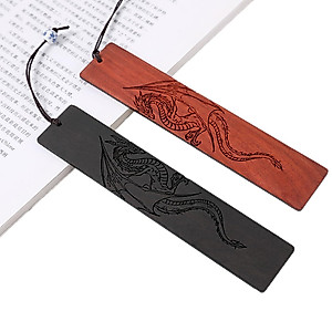 Dragon Bookmark Gift, Bookmarks for Men Boy, Cool Bookmarks, Book Marks for Adults Kids Fantasy Gifts for Men (Dragon)