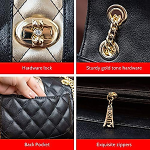 iFOXER Split Cow Leather Cross Body Bag Women's Crossbody Bags Mini Soft Cowhide Shoulder Bag for Girl (black1)