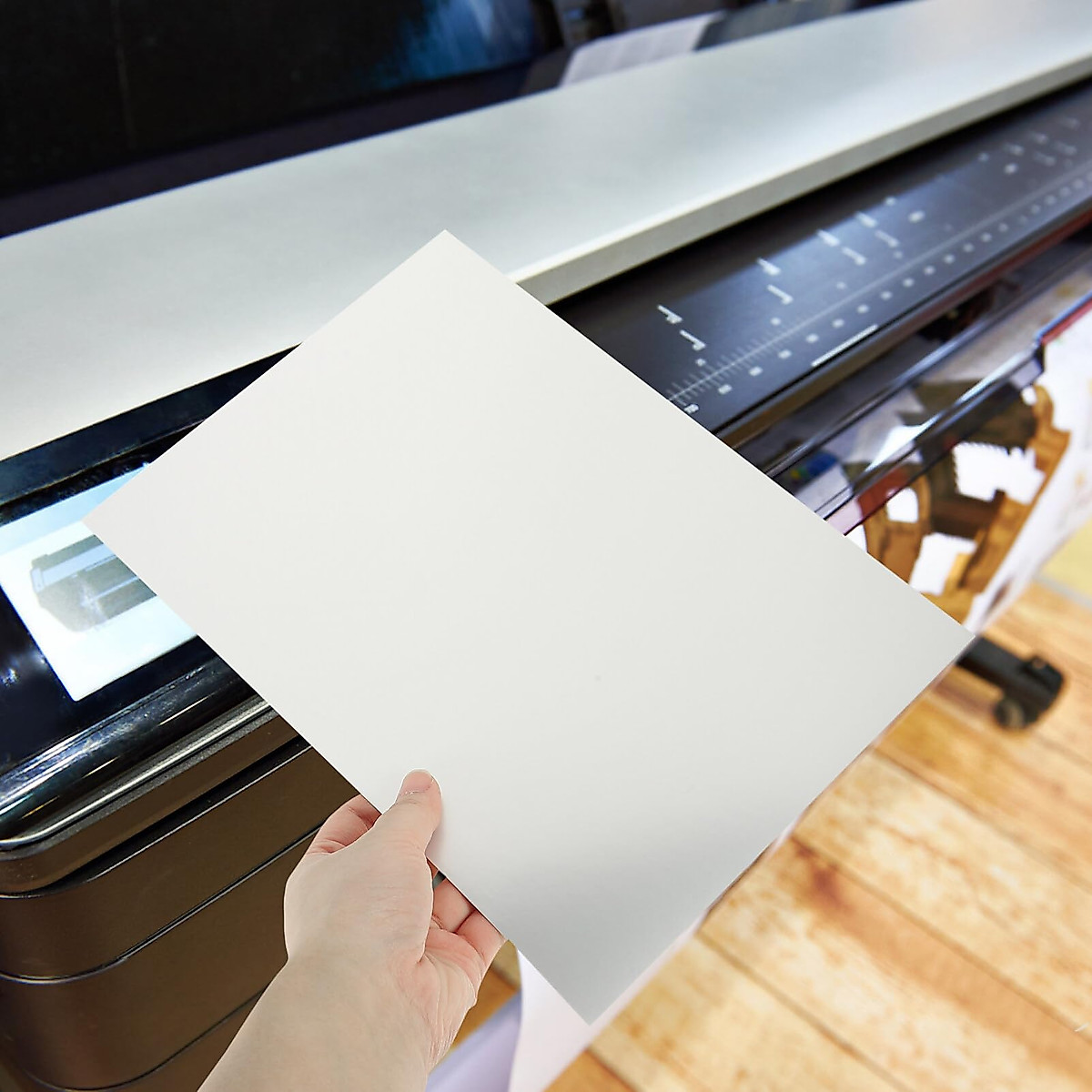 NUOBESTY 60 Sheets of Full Sheet Sticker Labels, White Matte Label Paper Printable Sticker Paper Internet Shipping Labels for Home Office Inkjet Printer