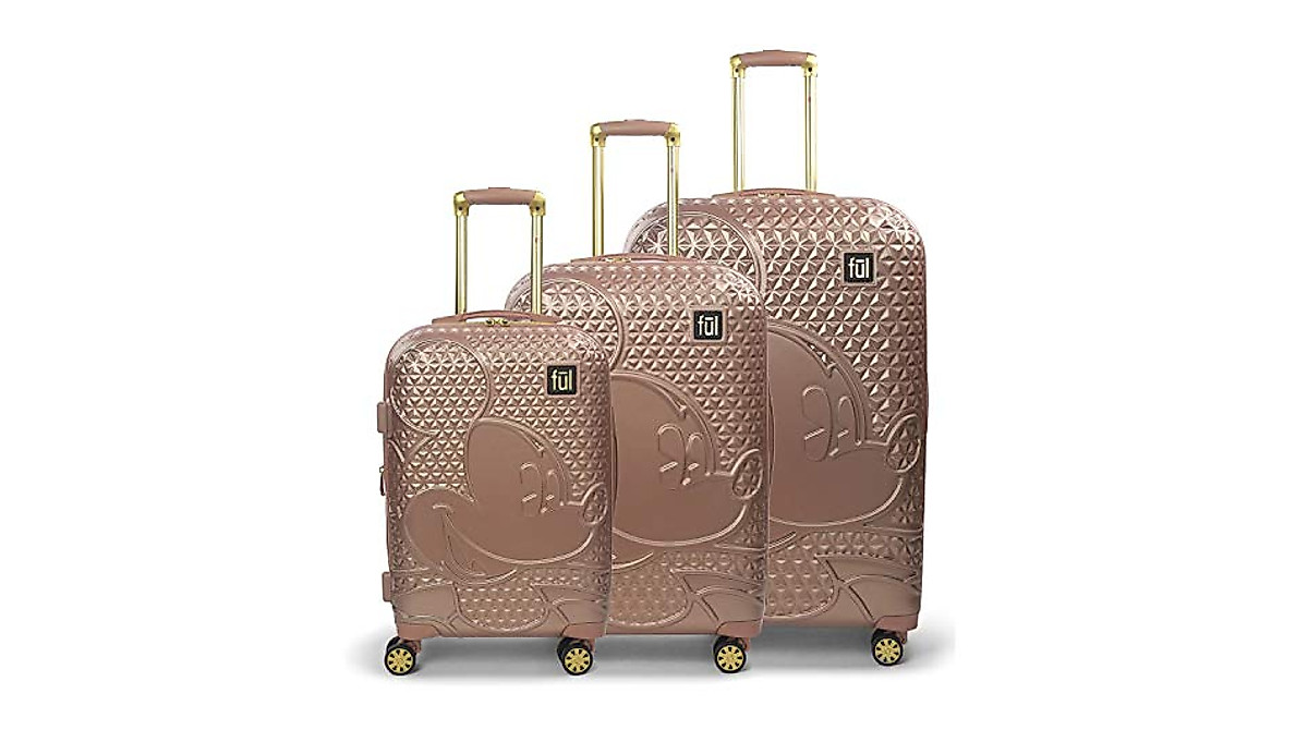 Disney Mickey Mouse 3 Piece Rolling Luggage Set