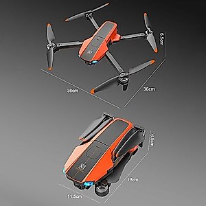 RKSTD Foldable FPV RC Drone With 6K WiFi Camera, Suitable For Adults, Beginners And Children; Voice Gesture Control RC Quadcopter, With GPS Positioning, 5G Image Transmission