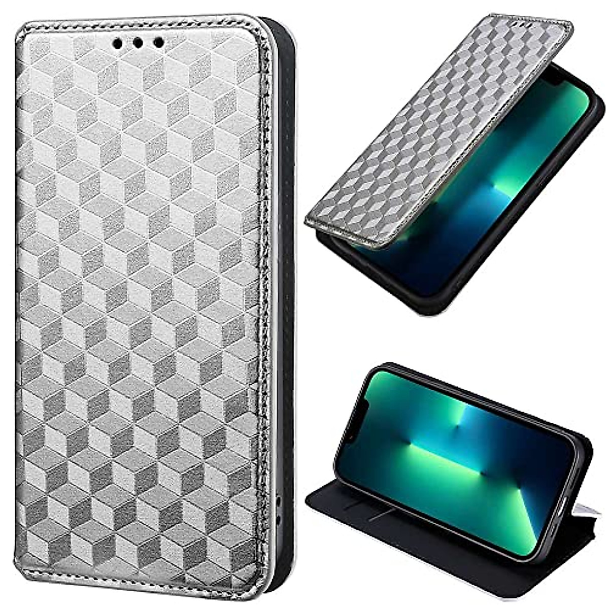 Case Compatible with Samsung Galaxy S9 Plus,Leather Case with Card Slot.Wallet Design,Stereoscopic Patterns.Standable Case