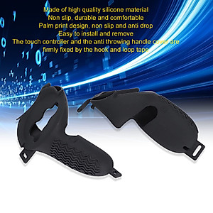 VR Controller Handle, Protective Wrist Knuckle Strap Controllers Controller Handle Protective Case with Adjustable Wrist Joint for Home