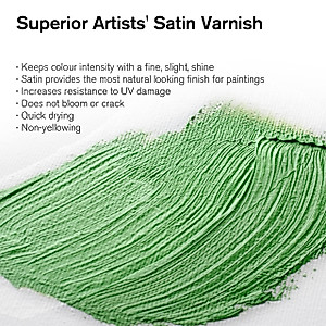 Winsor & Newton Professional Artists' Satin Varnish, 250ml (8.4oz) Bottle