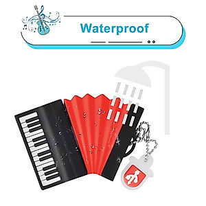 Leizhan 5 x 8GB Cute Music USB Flash Drive, Accordion*2/Saxophone/Piano/Notes Shape Musical Instruments Thumb Drive Memory Stick Drive Pendrive Gift for Kids, Teacher, Friends