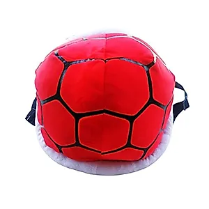 WYIKE Casual Animal Backpack Turtle Shell Backpack Cartoon Plush Small Backpack (Red)