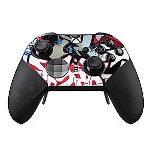 MIGHTY SKINS Skin Compatible With XBOX Elite Series 2 Controller - Graffiti Mash Up | Protective, Durable, and Unique Vinyl Decal wrap cover | Easy To Apply, Remove, and Change Styles | Made in the USA (MIELITECO2-Graffiti Mash Up)