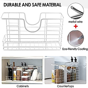 Dalanpa Multifunctional Kitchen Pot Lid Holder, Kitchen Cutlery Basket, Pot Lid Storage Organizer for Pot Lids, Pots, Cutting Boards, Tableware