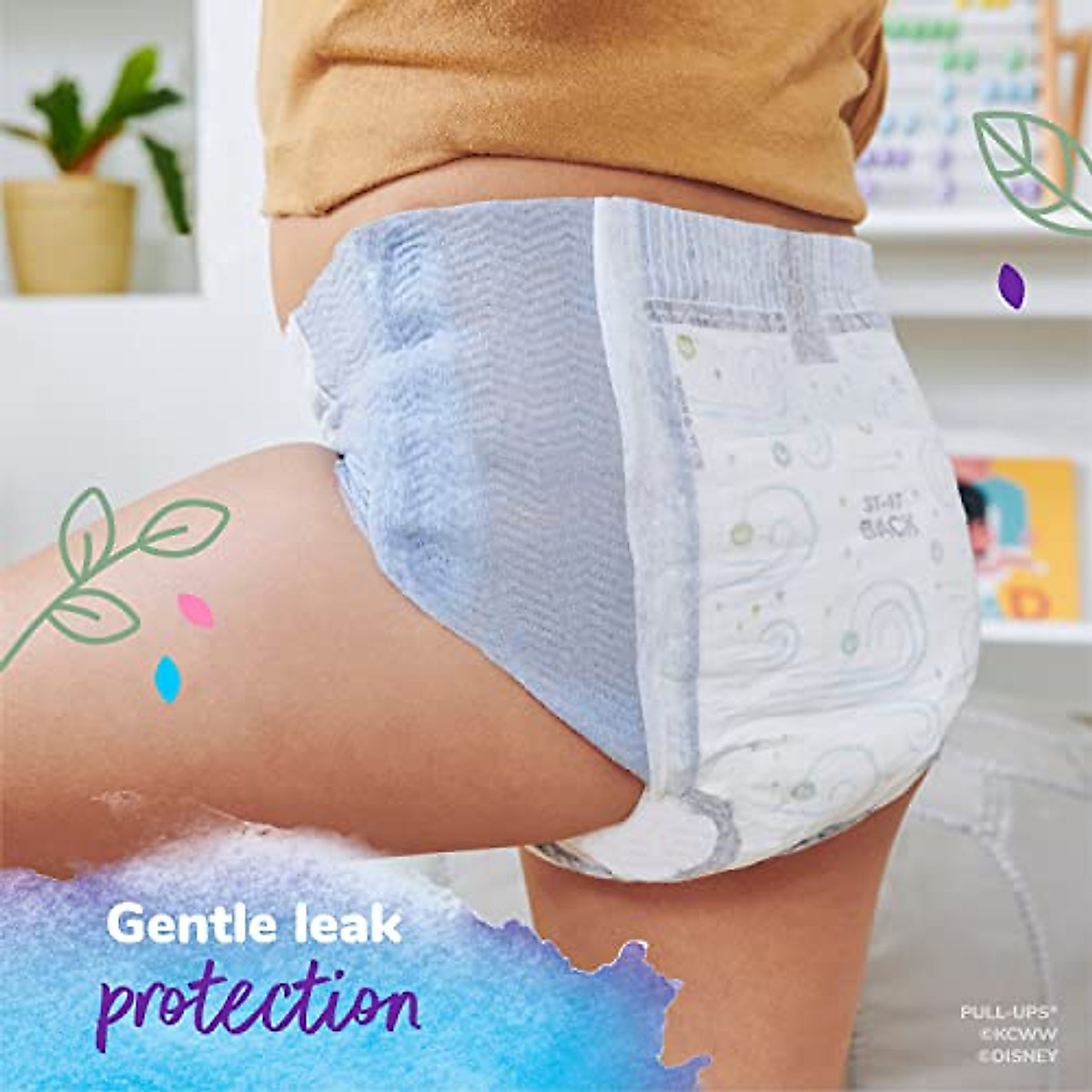 Pull-Ups New Leaf Boys' Disney Frozen Potty Training Pants, 2T-3T (16-34 lbs), 124 Ct (4 Packs of 31), Packaging May Vary