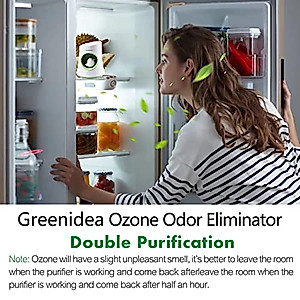 Refrigerator Deodorizer - Portable Ozone Odor Eliminator for Fresh Spaces