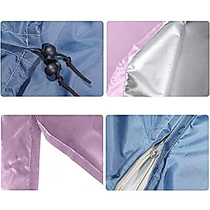 KFJZGZZ Garden Swing Replacement Canopy Cover,Replacement Canopy for Swing Seats,Patio Hammock Cover Top Waterproof Anti-UV Canopy Swing Covers 210D(Only Canopy Cover)