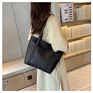 KAMLISSYVV Tote Bag For Women, Handbags, Big Capacity Handbag, Fashion Crossbody Bag Handbag Bag, 2023 New Durable Handbag-(Black)