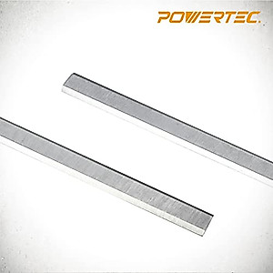 POWERTEC 128184 12-1/2-Inch Planer Knivies for Wilton 34463, HSS, Set of 2