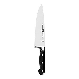 Zwilling  J.A. Henckels Professional S, Chef Knife, Kitchen Knife, German Knife, 8 Inch, Stainless Steel, Black