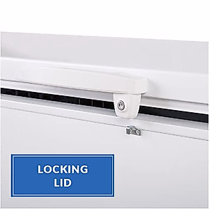 Kratos Refrigeration 69K-749HC Solid Top Chest Freezer, 19.4 Cu. Ft. Capacity