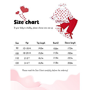 Toddler Baby Girl Valentine's Day Outfit Long Sleeve Ruffle Heart Printed Top Bell Bottom Pants Headband 3Pcs Set