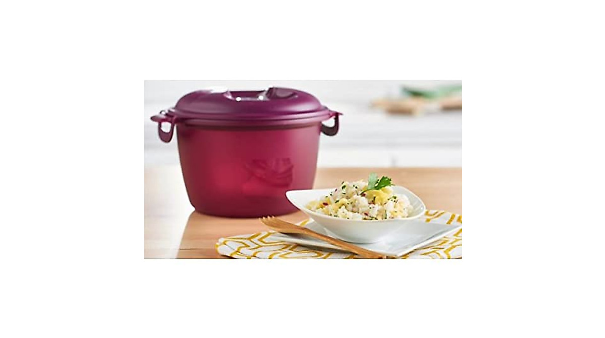 Tupperware Microwave Rice Cooker 3L Purple | Perfect Fluffy Rice