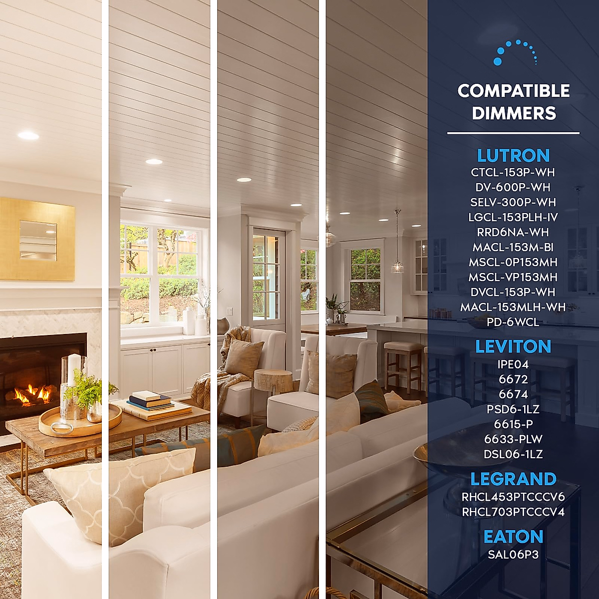 LUXRITE BR20 LED Bulb, 45W Equivalent, 3000K Soft White, Dimmable, 460 Lumens, R20 LED Flood Light Bulb 6.5W, Energy Star, Damp Rated, E26 Base, Perfect for Recessed and Track Lighting (4 Pack)