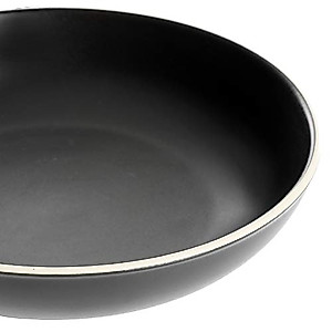 Gibson Soho Lounge Soho Lounge Dinnerware Set, 9.7" Serving Bowl, Matte Black