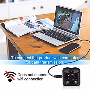 Mini Spy Camera, 1080P HD Mini Spy Camera with Audio and Video Recording, Night Vision, Motion Detective - No Wi-Fi Need