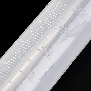 Glass Measuring Cup 5Pack Measuring Cylinder Graduated Cylinder 100ml 2 500ml 1000ml for Science Projects, Pour Spout Measuring Cup