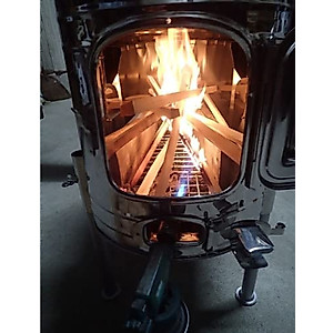 CAMPINGMOON Grill Racks Cooling Racks for Grilling Baking Cooking 304 Stainless Steel 2pcs set W2 14"(L) x 6 ¾"(W) Grid Wire Oven safe Dishwasher-safe