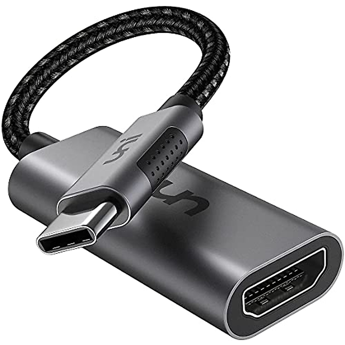 uni USB-C to HDMI Adapter 4K@60Hz, Thunderbolt 3/4 to HDMI Adapter, HDMI to USB-C Adapter, Compatible with MacBook Pro/Air 2022, iPad Pro/Air, XPS, Surface Laptop, Chromebook, & More