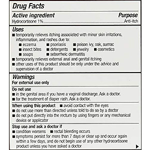 Kirkland Signature Maximum Strength Hydrocortisone Cream 1% with Aloe, 2-ounce (pack of 4)