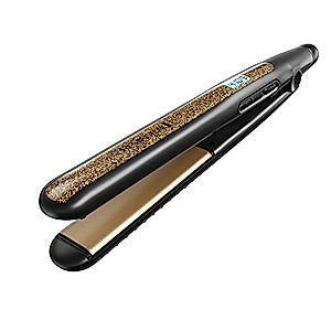 Remington S6501 1” Ultimate Ceramic Flat Iron with Protection Against Frizz, Smooth Glide Hair Straightener, High Heat and Temperature Lock