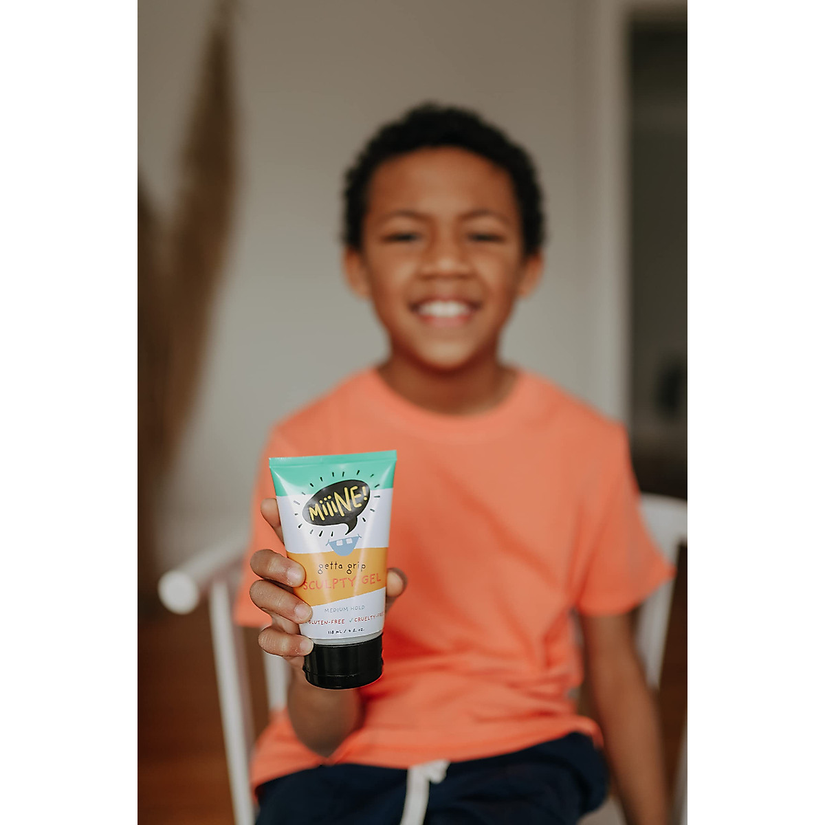 MiiiNE! Getta Grip Scultpty Gel 4oz | Medium-Strong Hold Kids Hair Gel for Boys - Styling Gel with Light Smell and No Flaking – Cruelty Free Hair Gel for Kids Made in USA | By Stylists For Kids