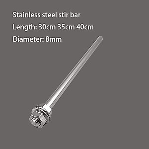 1pc Laboratory 304 Stainless Steel Stir Bar Three-bladed Paddle Stir Bar Three Propeller For Lab Mixer (Size : Three leaves 120mm)