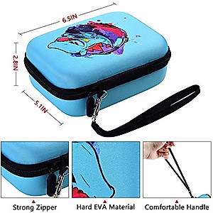 Card Holder Compatible with PM TCG for Booster Packs. Organizer Storage Collection Case for Gold Cards Packs Vmax DX GX Rare Golden Cards. Deck Box for 400+ Game Cards with Removable Dividers (Blue)